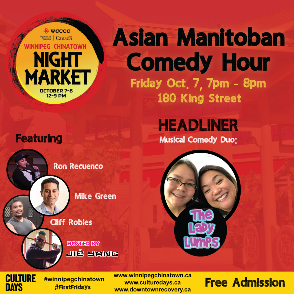 Asian Manitoban Comedy Hour – CHINATOWN NIGHT MARKET | Jié Yang Comedy ...